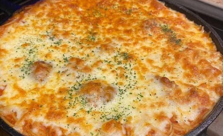 Baked Cream Cheese Spaghetti - Quickly Recipes